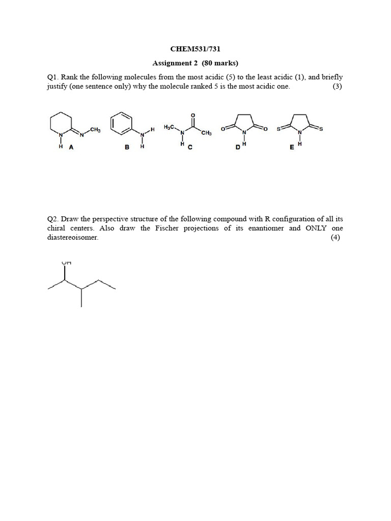 Organic Problem Solutions | PDF