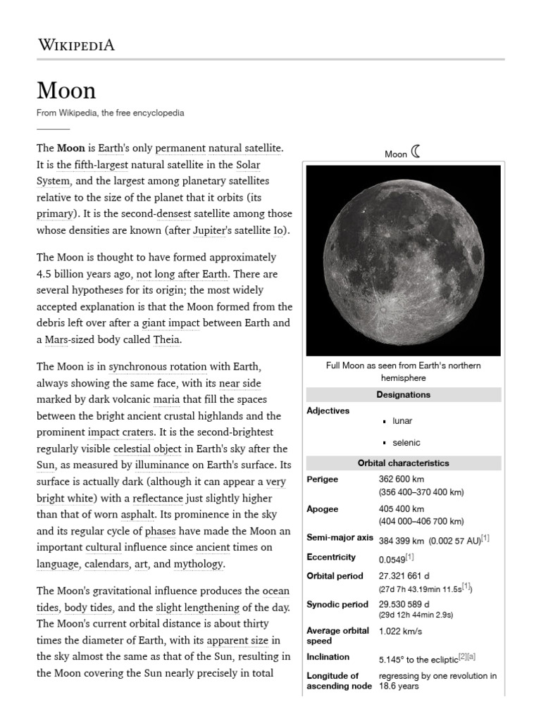 Moon | PDF