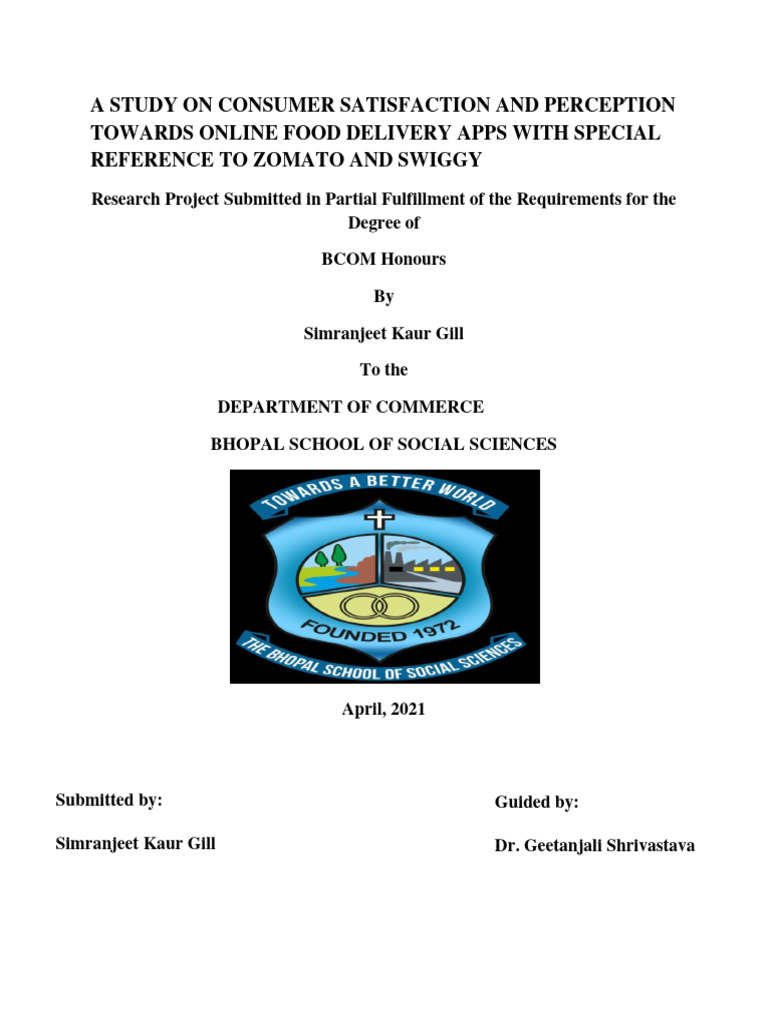 273 Simranjeet Kaur | PDF | Customer Satisfaction | Social Media