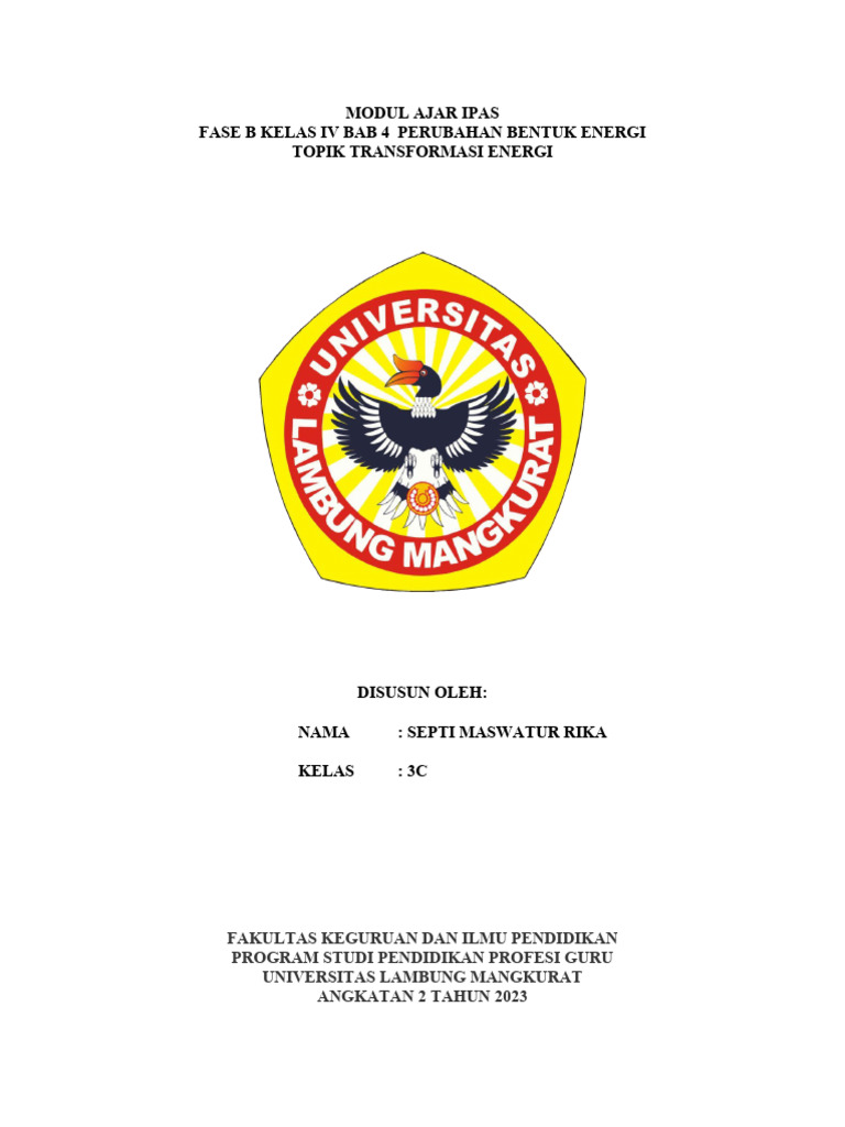 Modul Ajar Ipas Septi | PDF