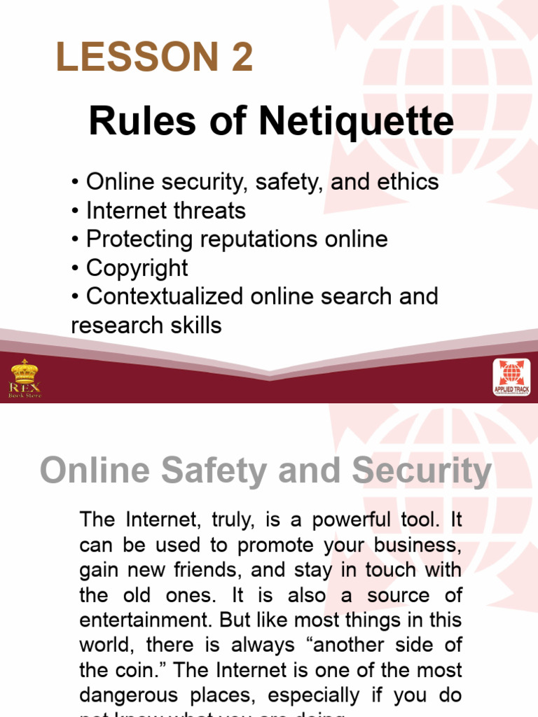 L2 Rules of Netiquette | PDF