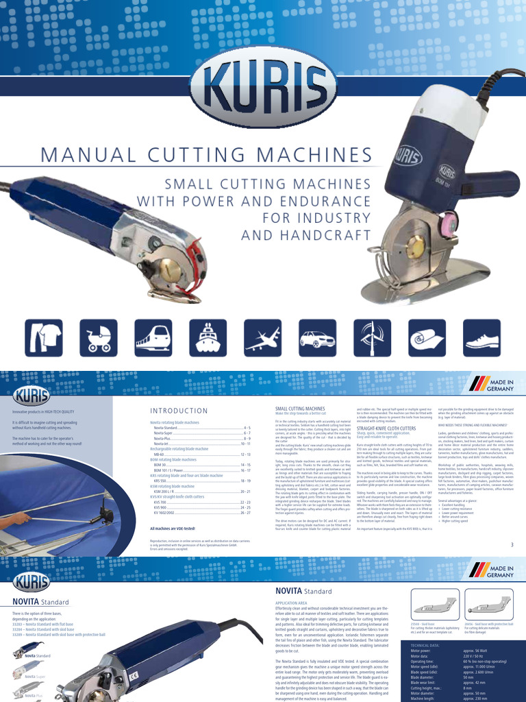 KURIS Handmaschinen-GB | PDF