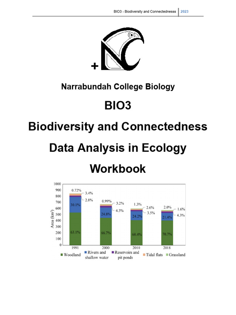 Data Analysis in Ecology Workbook | PDF