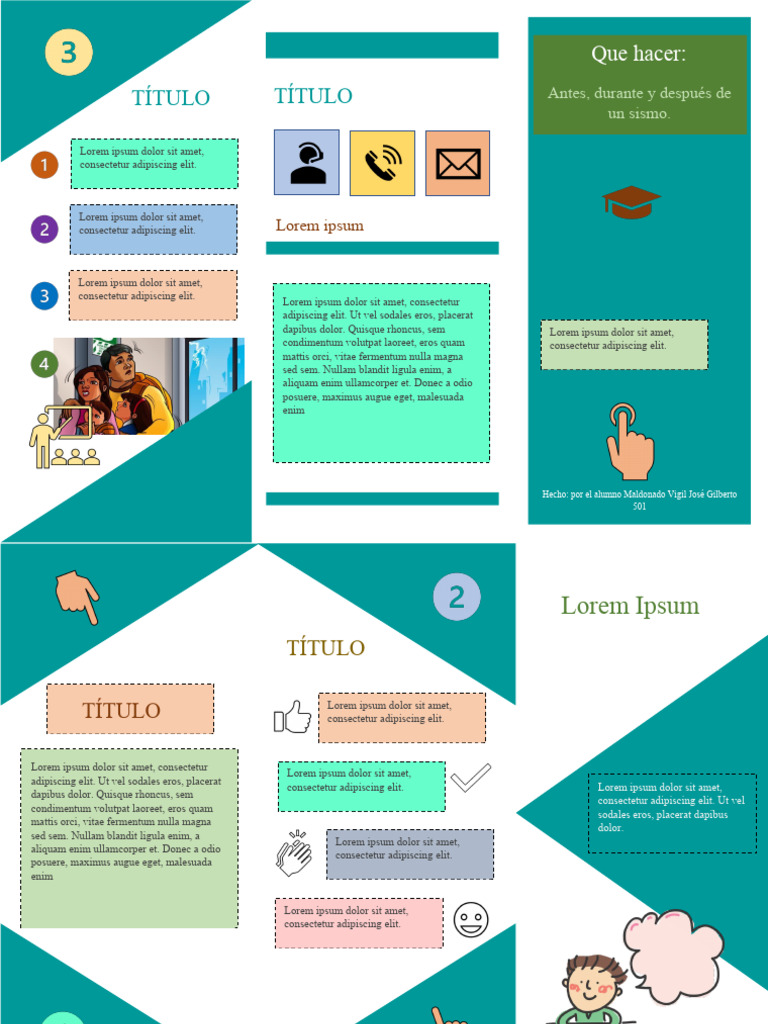 Tríptico para Editar | PDF