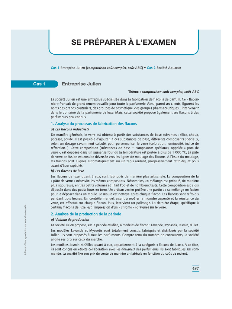 Exercice D'application 2 CAS Julien | PDF
