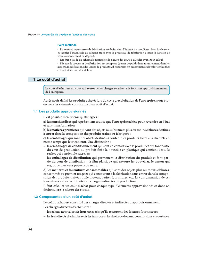 Exercice d'application corrigé 1 | PDF