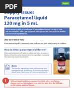 Paracetamol Dosing Guidelines for Adults and Children | PDF ...