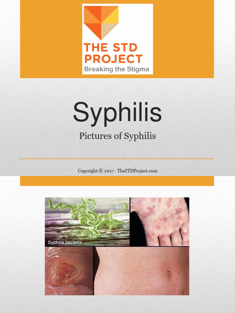 STD Pictures of Syphilis Pictures | PDF