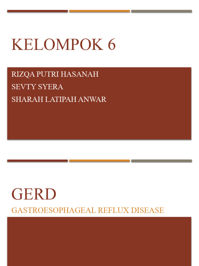 Kelompok 6 Terapi GERD | PDF