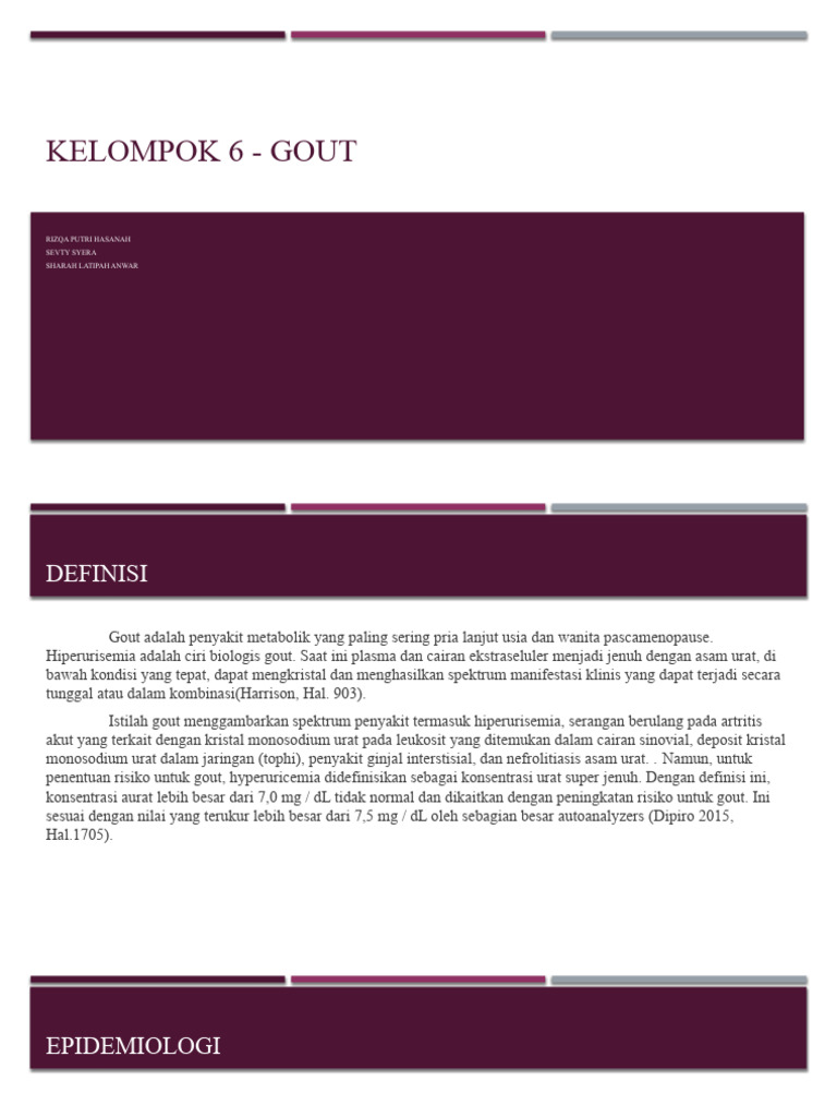 Panduan Lengkap Gout | PDF | Kesehatan Holistik