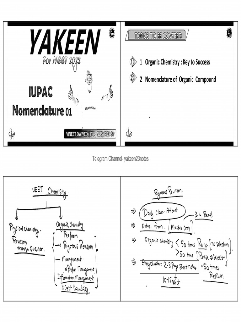 IUPAC Nomenclature | PDF | Chemistry