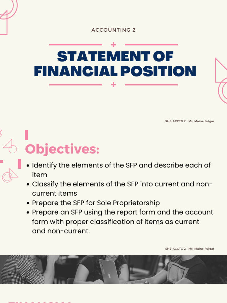 Statement of Financial Position: Accounting 2 | PDF | Balance Sheet ...