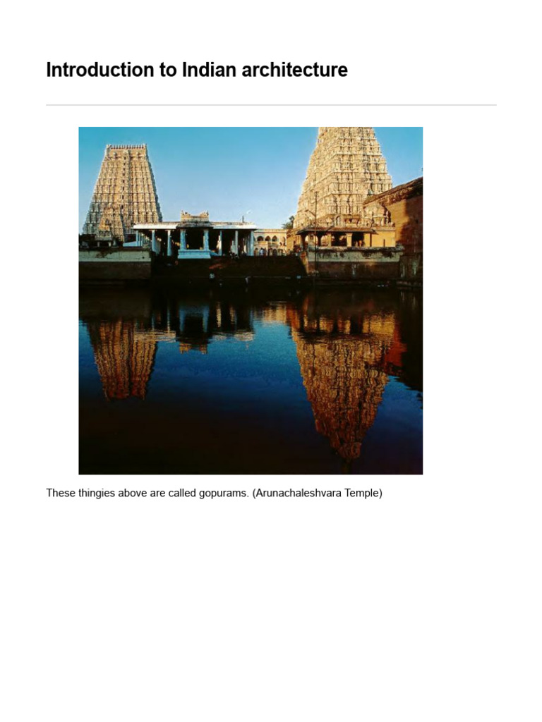 Overview of Indian Architecture History | PDF | Social Science | History