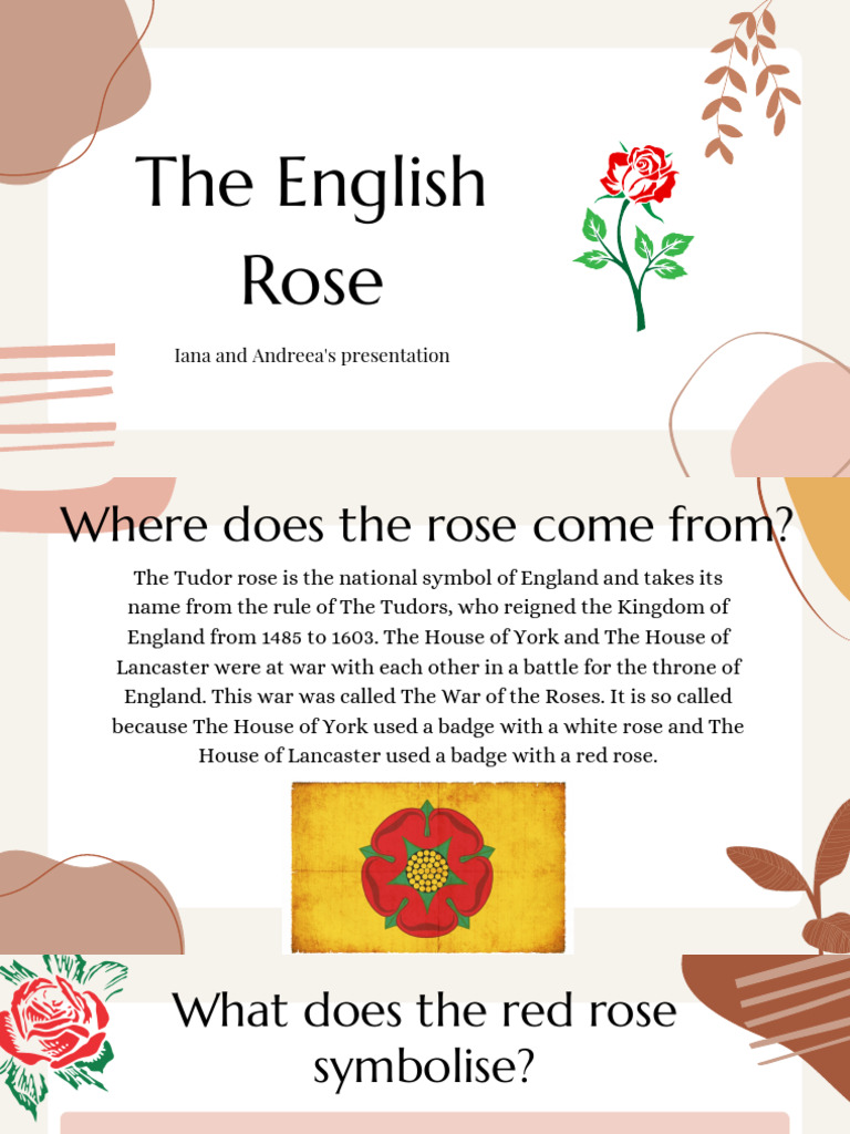 The Tudor Rose: England's National Symbol | PDF