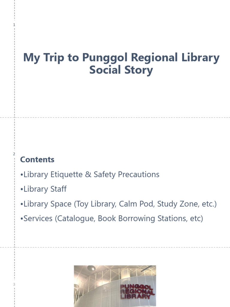 Punggol Regional Library Social Story File | PDF