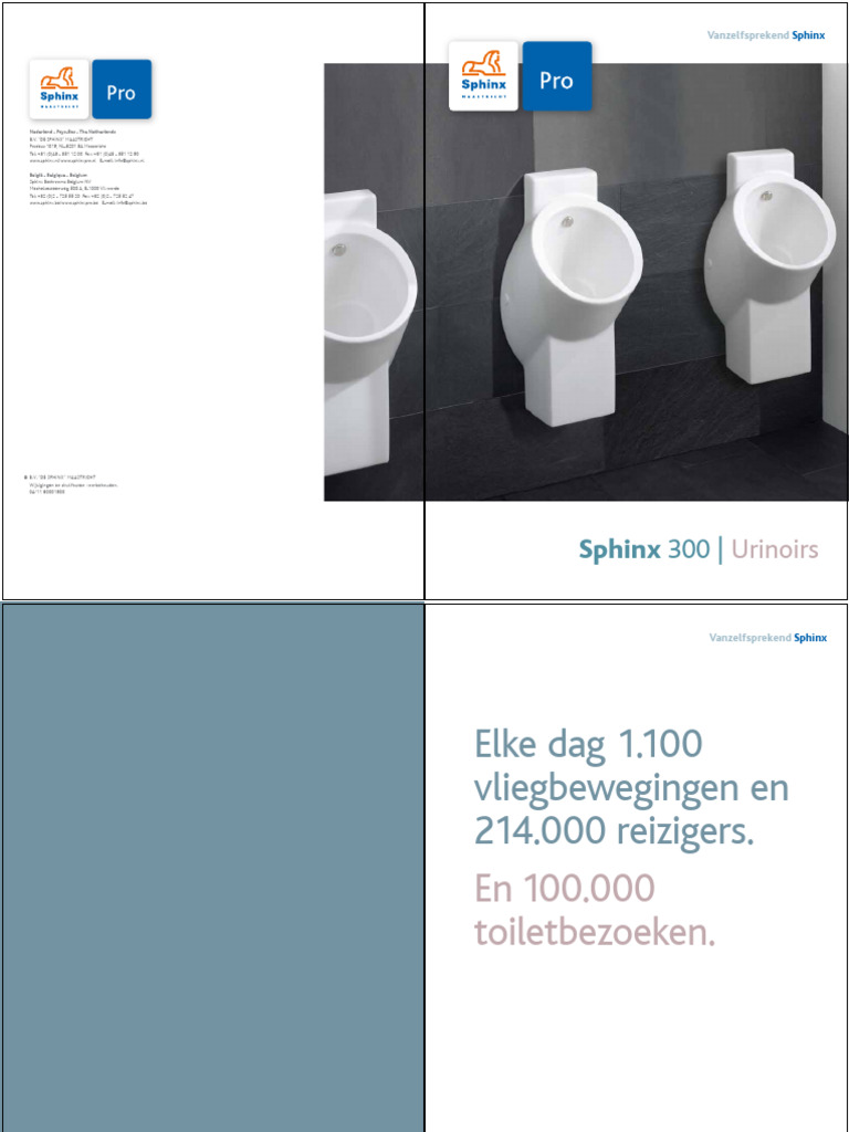 Sphinx 300 Urinoirs | PDF