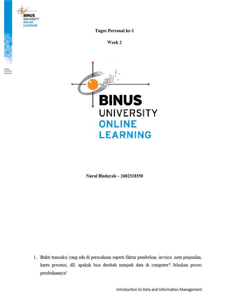 TP1-W2 (Introduction To Data and Information Management) | PDF