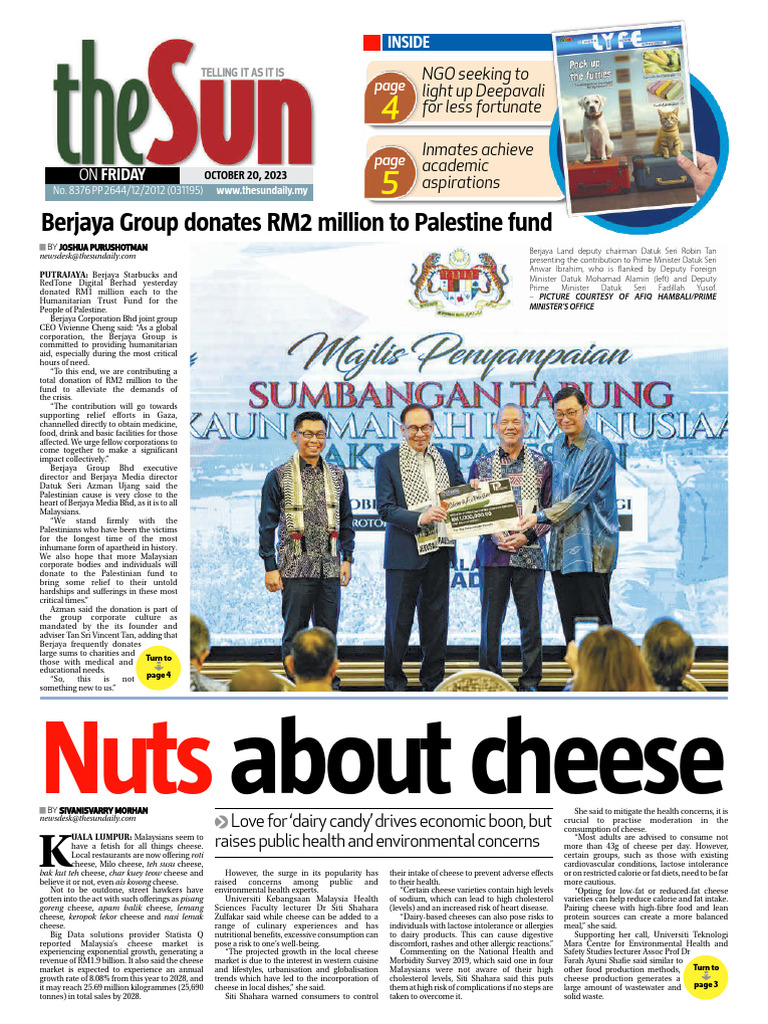 The Sun Daily Final Edition 20-10-2023 Complete | PDF