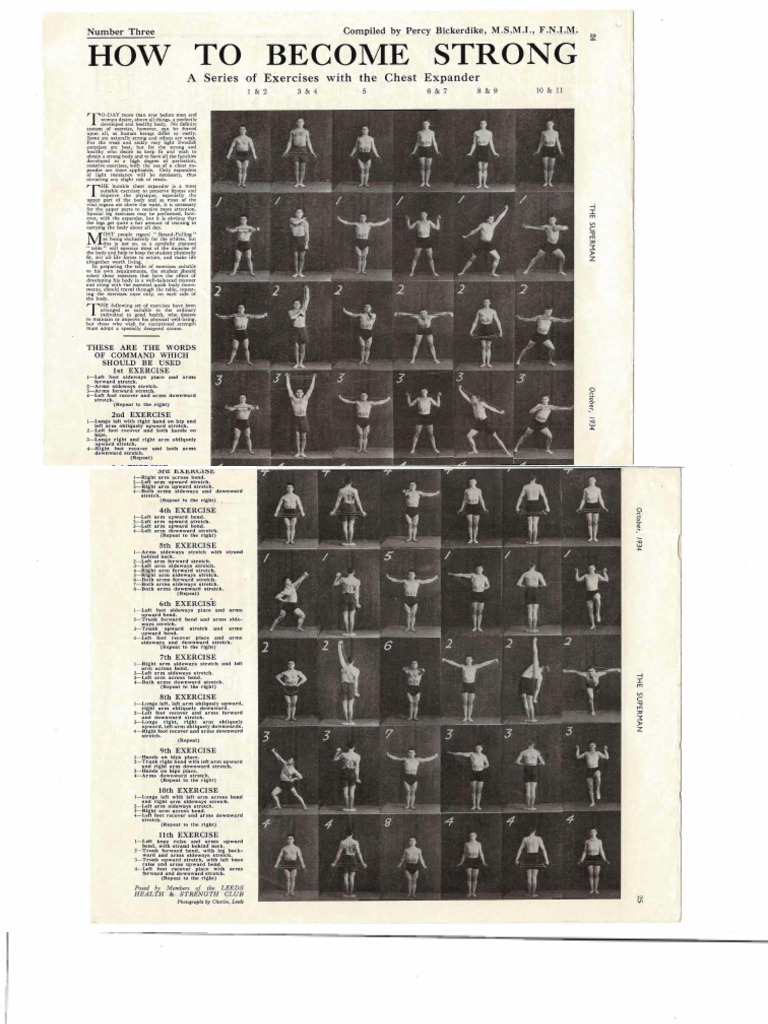 Chest Expander Training Booklet | PDF