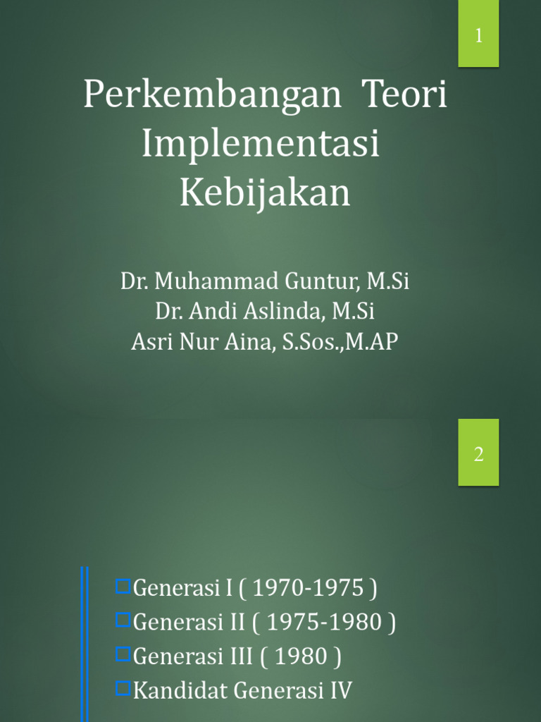 Teori Implementasi Kebijakan Grindle | PDF