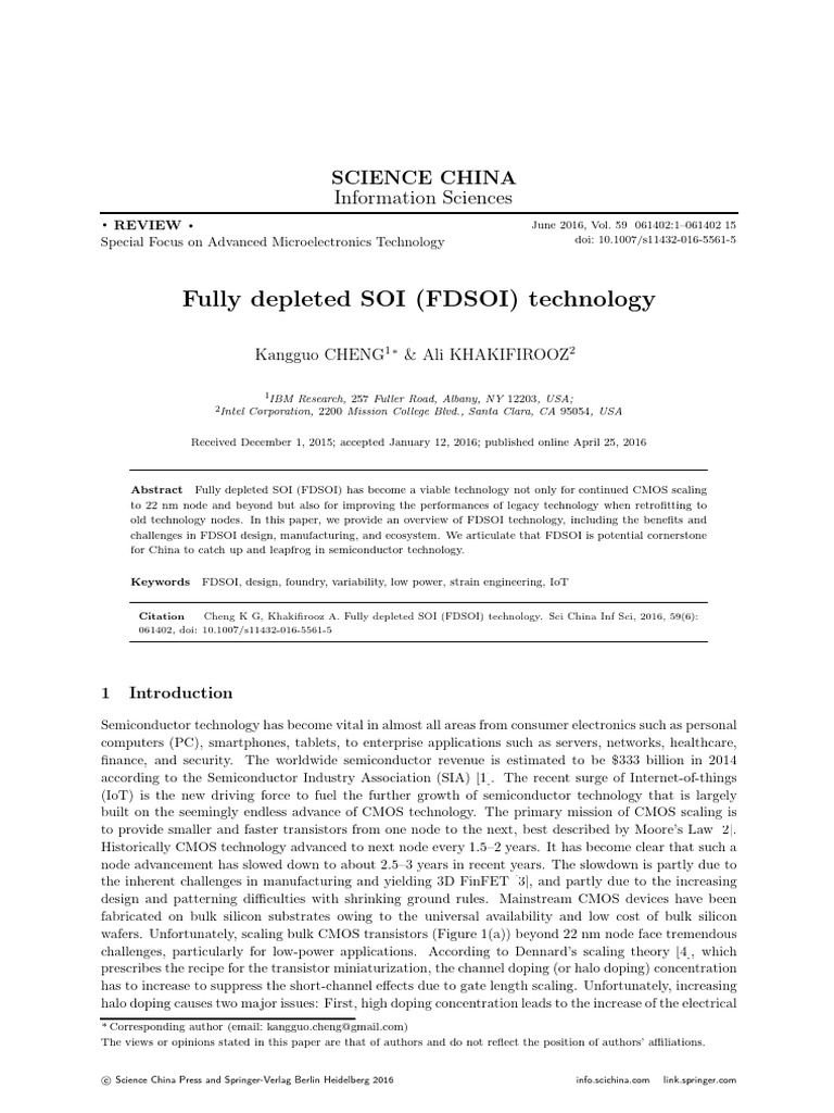 Fdsoi Pdf