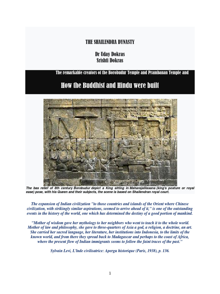 The Shailendra Dynasty | PDF