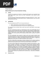 Technical Note CPT and Dissipation Tests | PDF | Porosity | Pressure