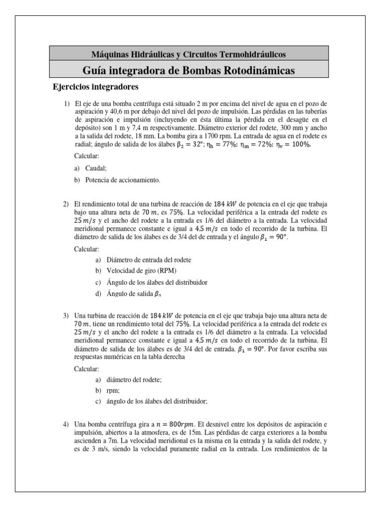 MHCT GAFP Bombas Integradora Guia 9b | PDF
