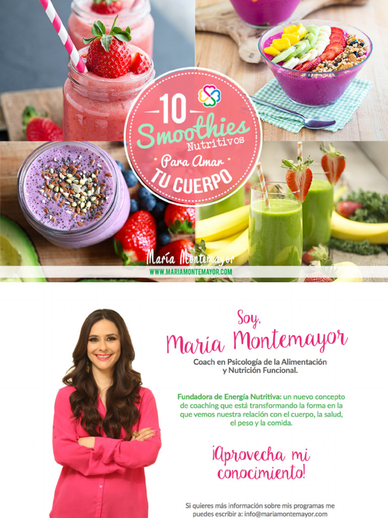 10 Recetas Smoothies Nutritivos | PDF