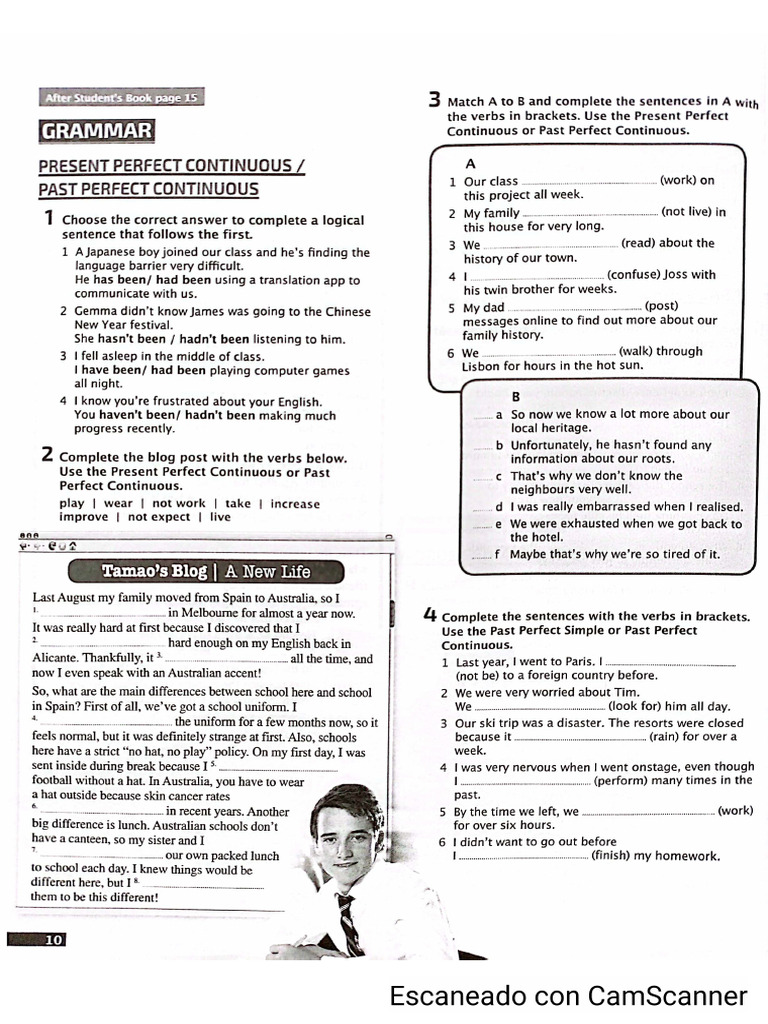 Unit 1 Workbook Grammar | PDF