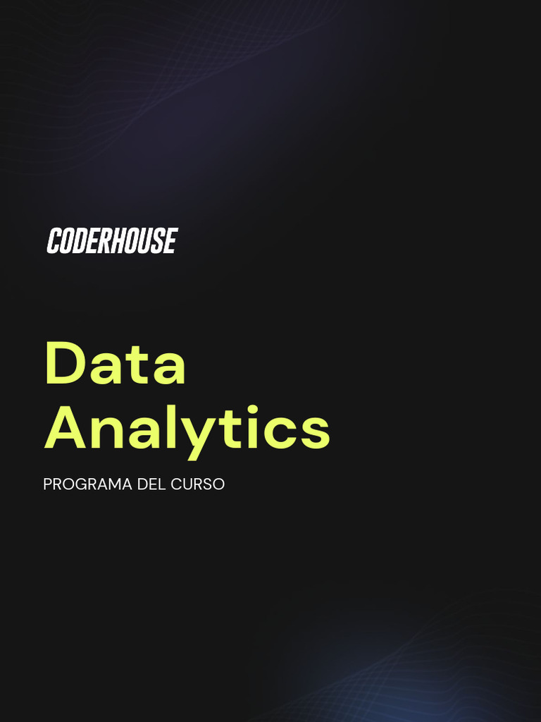 Programa Data Analytics - Flex | PDF