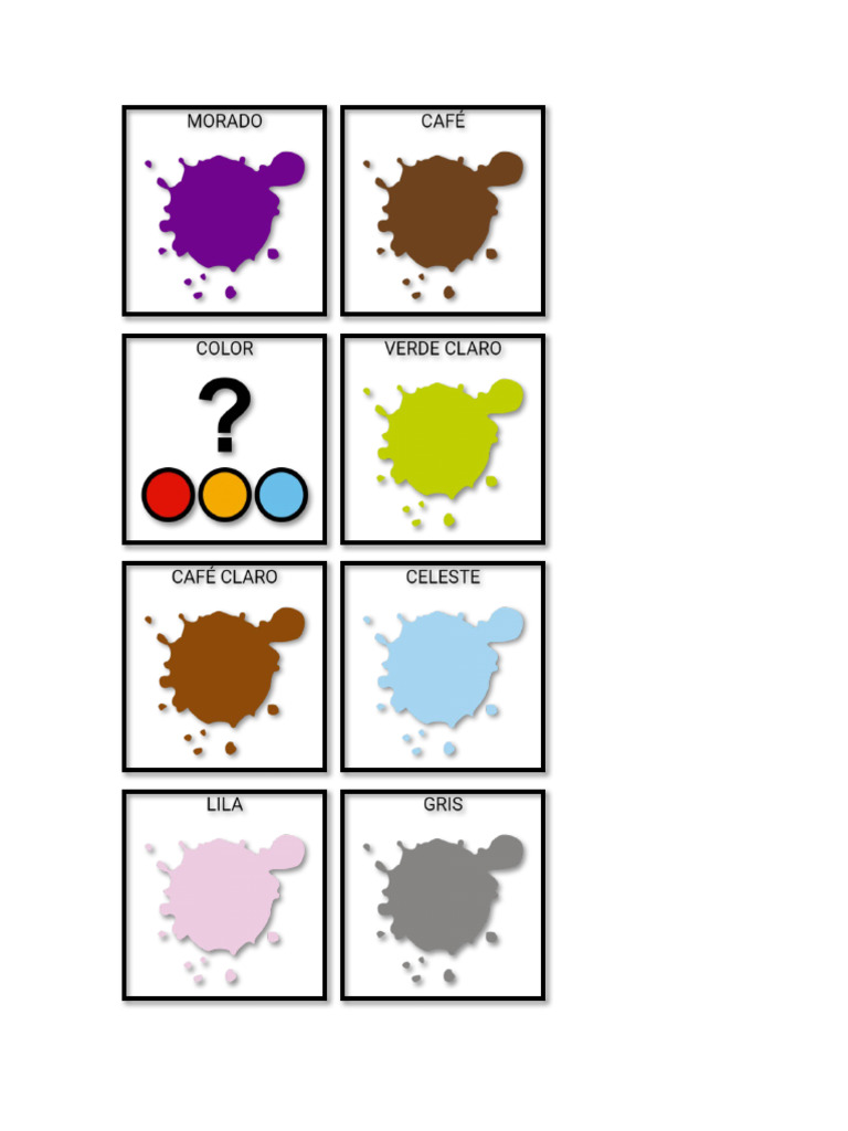 colores pictograma | PDF