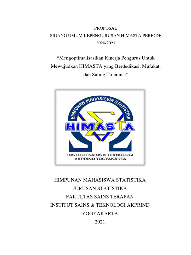 Proposal Sidum 2021 Sek Revisi | PDF | Ilmu Sosial | Sains & Matematika