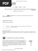 Presentacion Metodo RULA | PDF | Seguridad y salud ocupacional