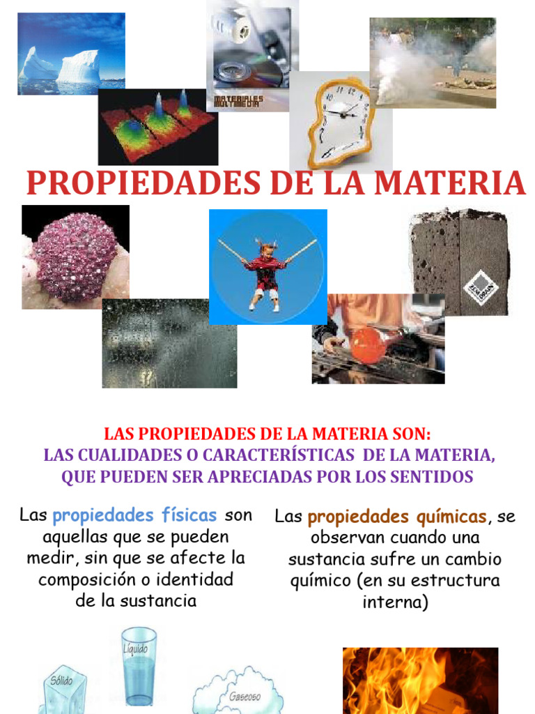 Propiedades de la Materia: Guía Esencial | PDF