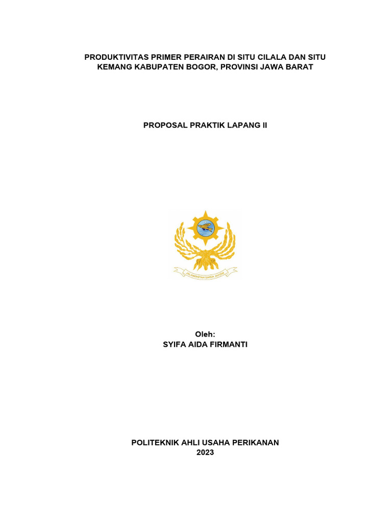 Produktivitas Perairan Primer | PDF