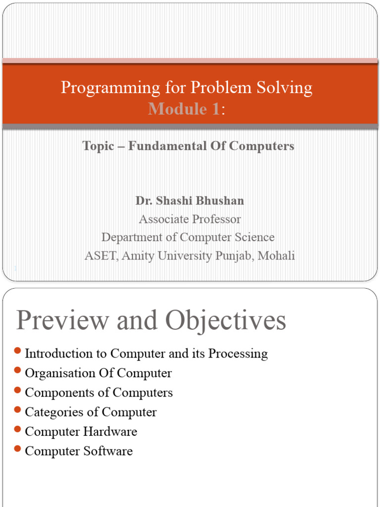 Unit 1 Module 1 Pdf