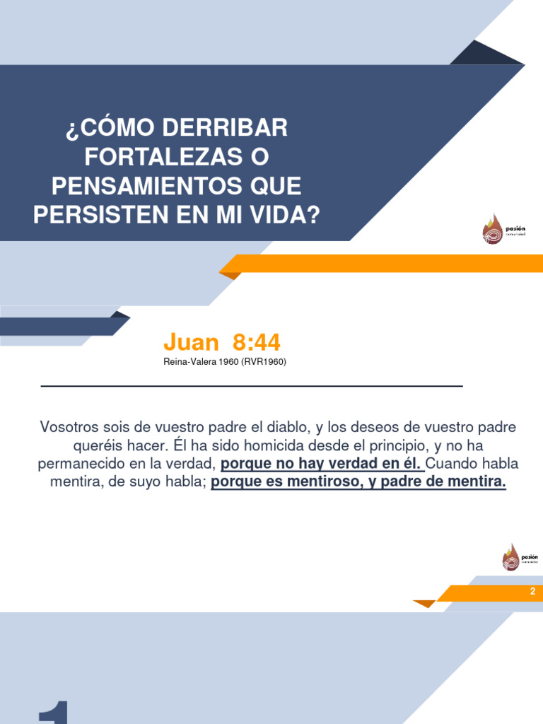 Como Derribar Fortalezas | PDF