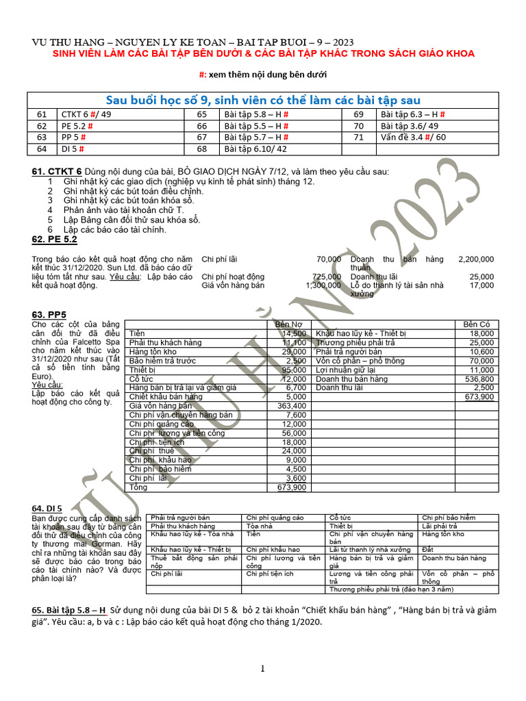 Bai Tap Buoi 9 | PDF