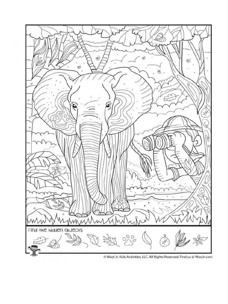 Worksheet Find Hiden Things | PDF