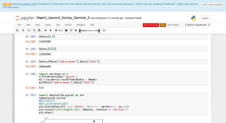 Week4 - Lesson2 - Numpy - Seminar - 3 - Jupyter Notebook | PDF | Teaching Methods & Materials ...