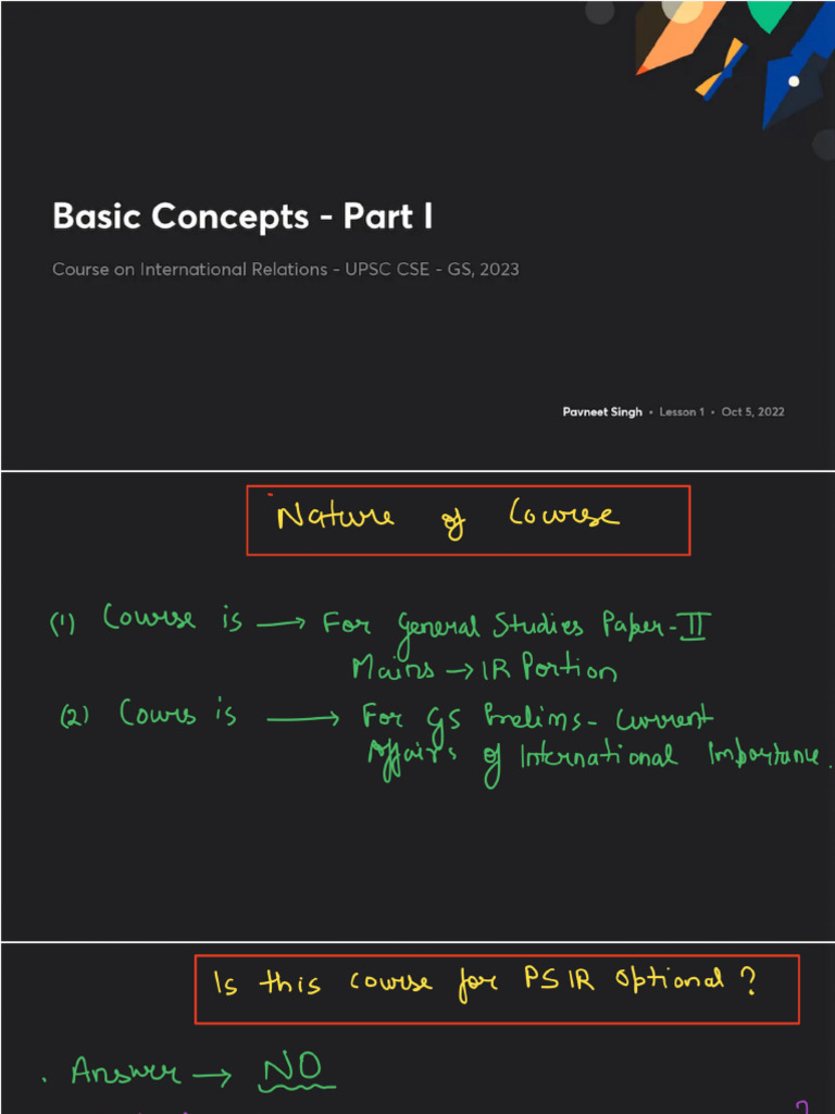 Basic Concepts Part I With Anno | PDF