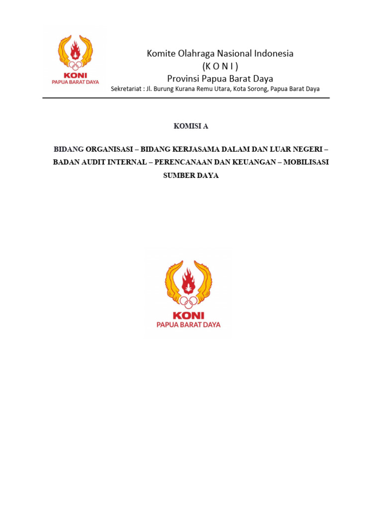 Draft Sidang Komisi A | PDF