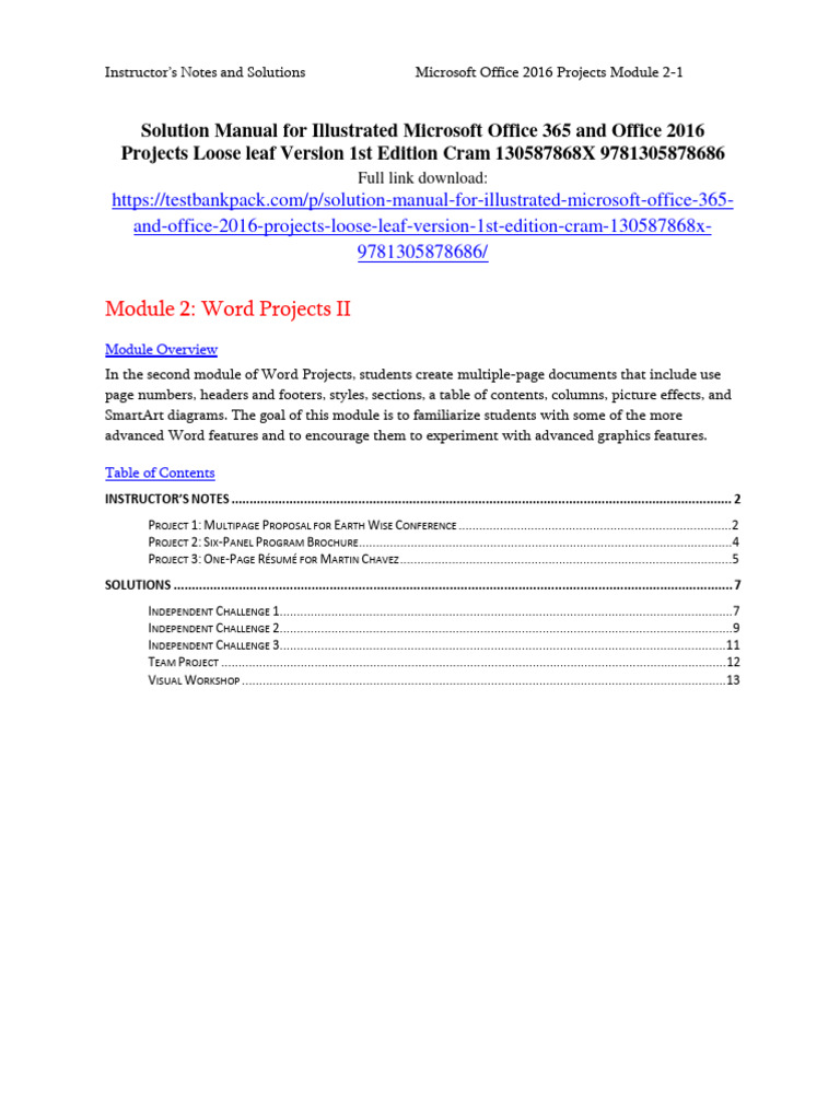 Microsoft Office 2016 Instructor Guide | PDF | Career & Growth | Computers