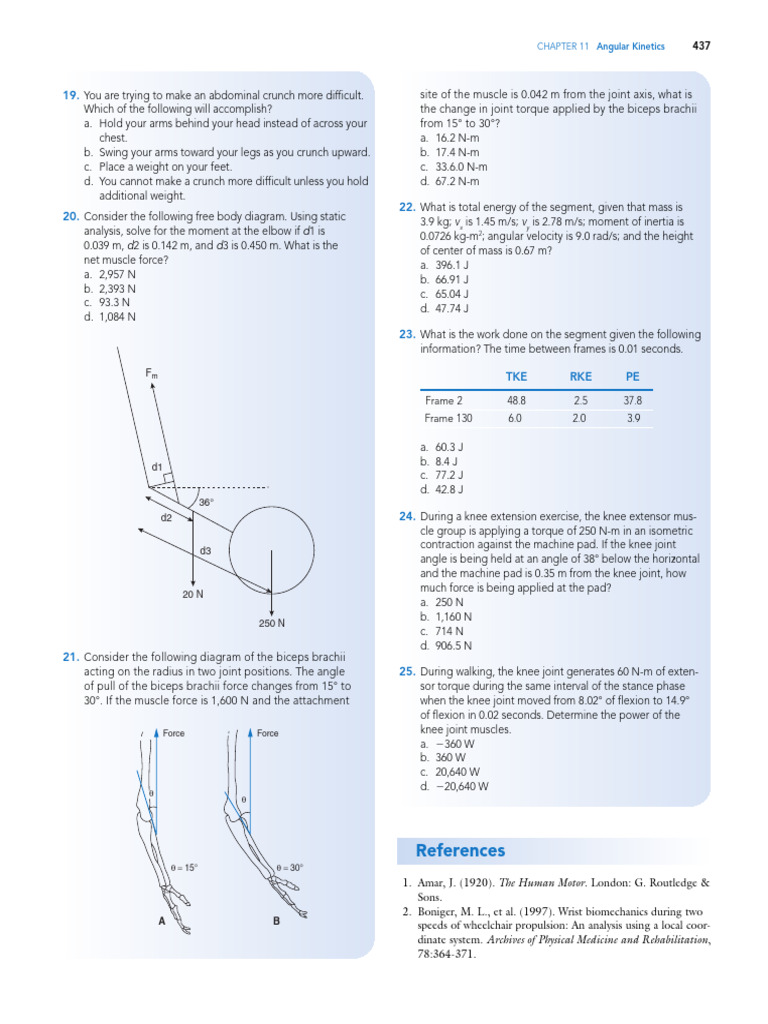 Joseph Hamill Biomechanical Basis of Human Movement - 451 475 | PDF