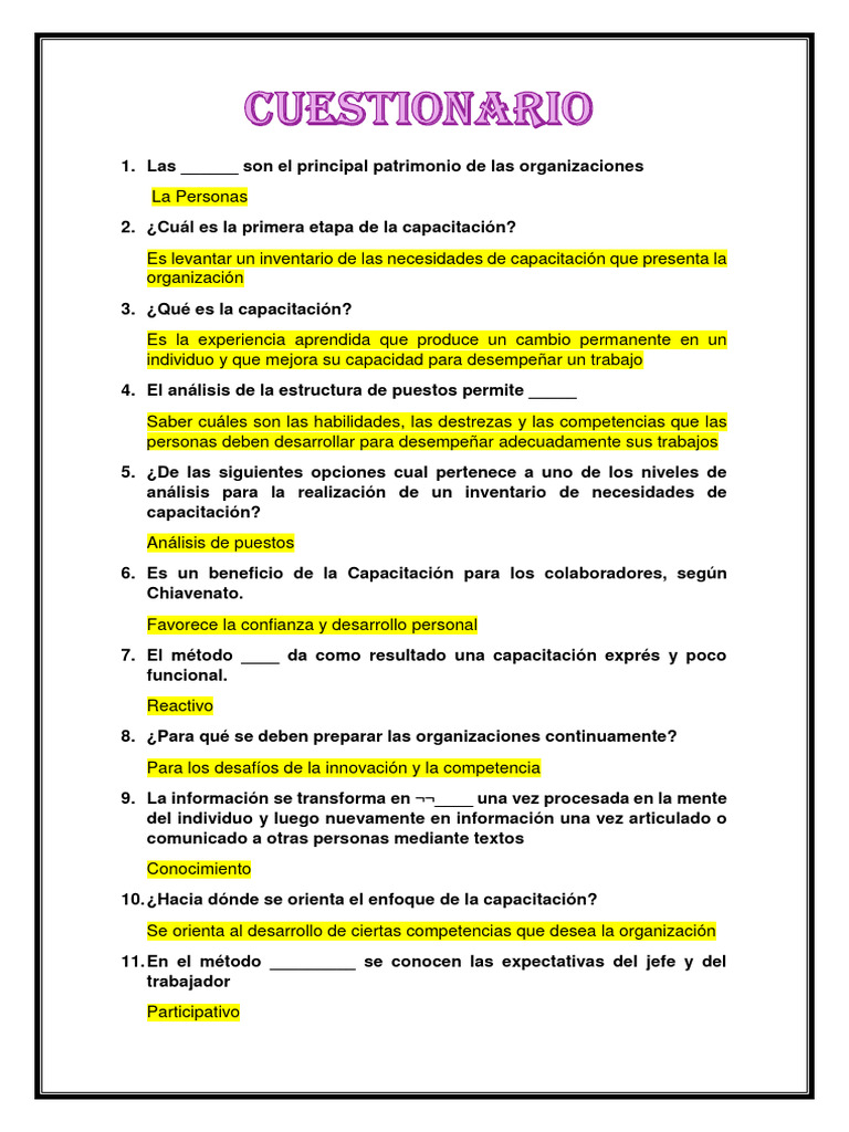 Preguntas de Desarrollo | PDF Preguntas de Desarrollo | PDF