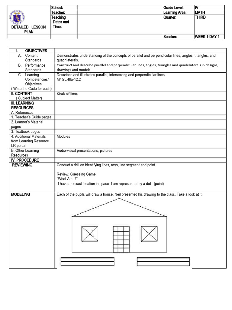 DLP Math 4 Q3 WK1D1 | PDF