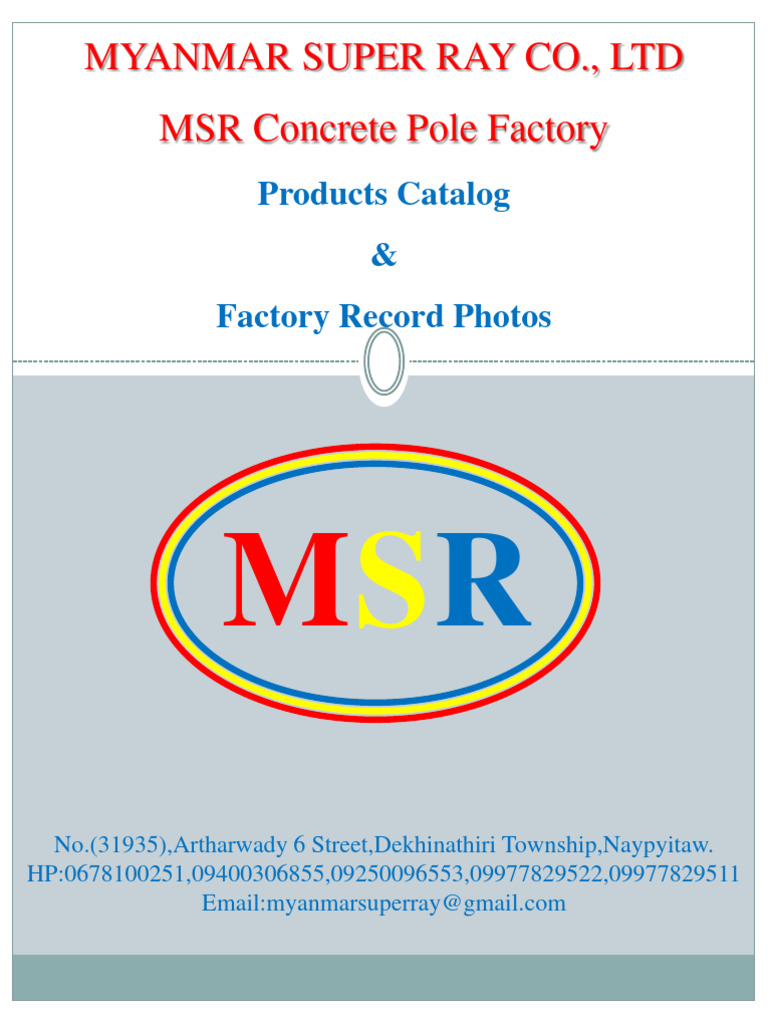 MSR Concrete Pole Factory | PDF