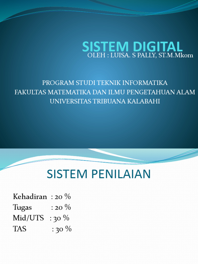 Sistem Bilangan dalam Sistem Digital | PDF