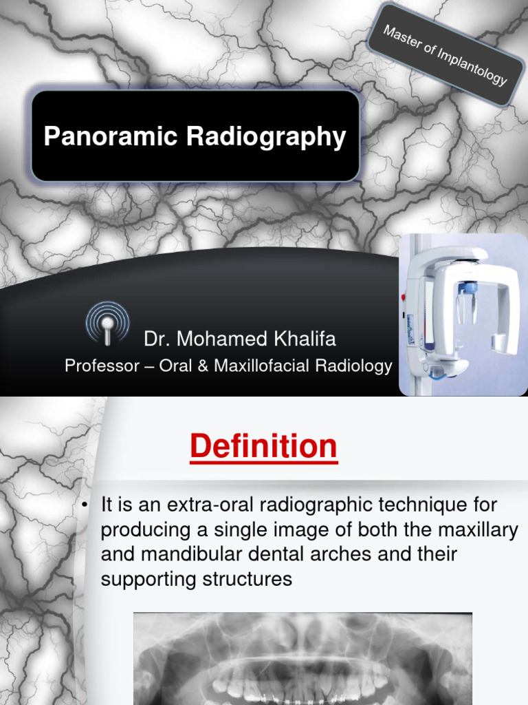 Panoramic Radiography Guide | PDF
